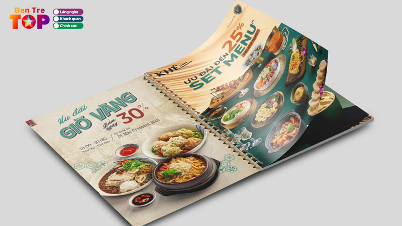 Top 10 địa chỉ in menu ở Bến Tre sắc nét và bền đẹp